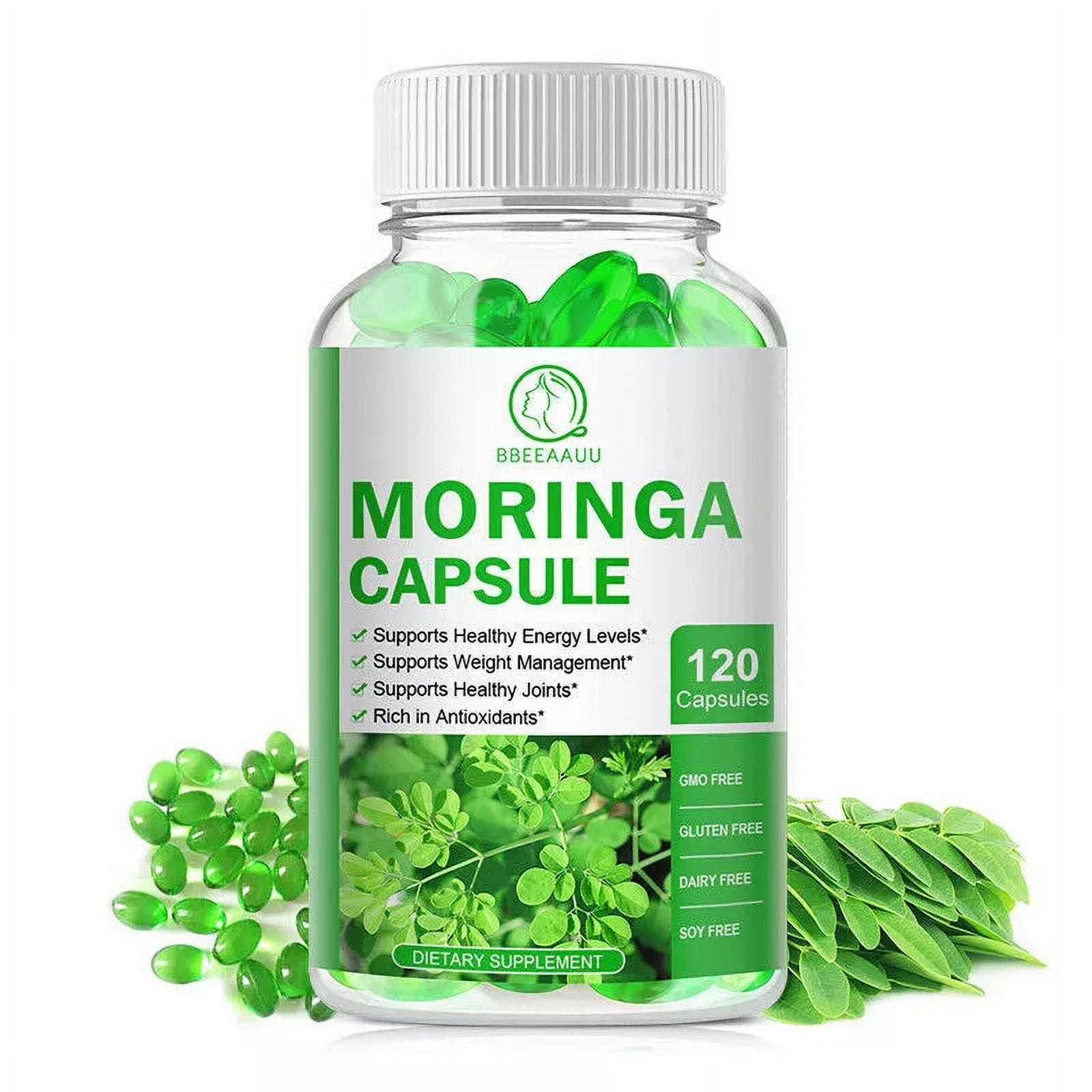 Moringa_Leaf_Organic_Herbal_Extract_1000Mg_Serving_100%_Pure_Immune_Support_120_Pills - Walmart.com
