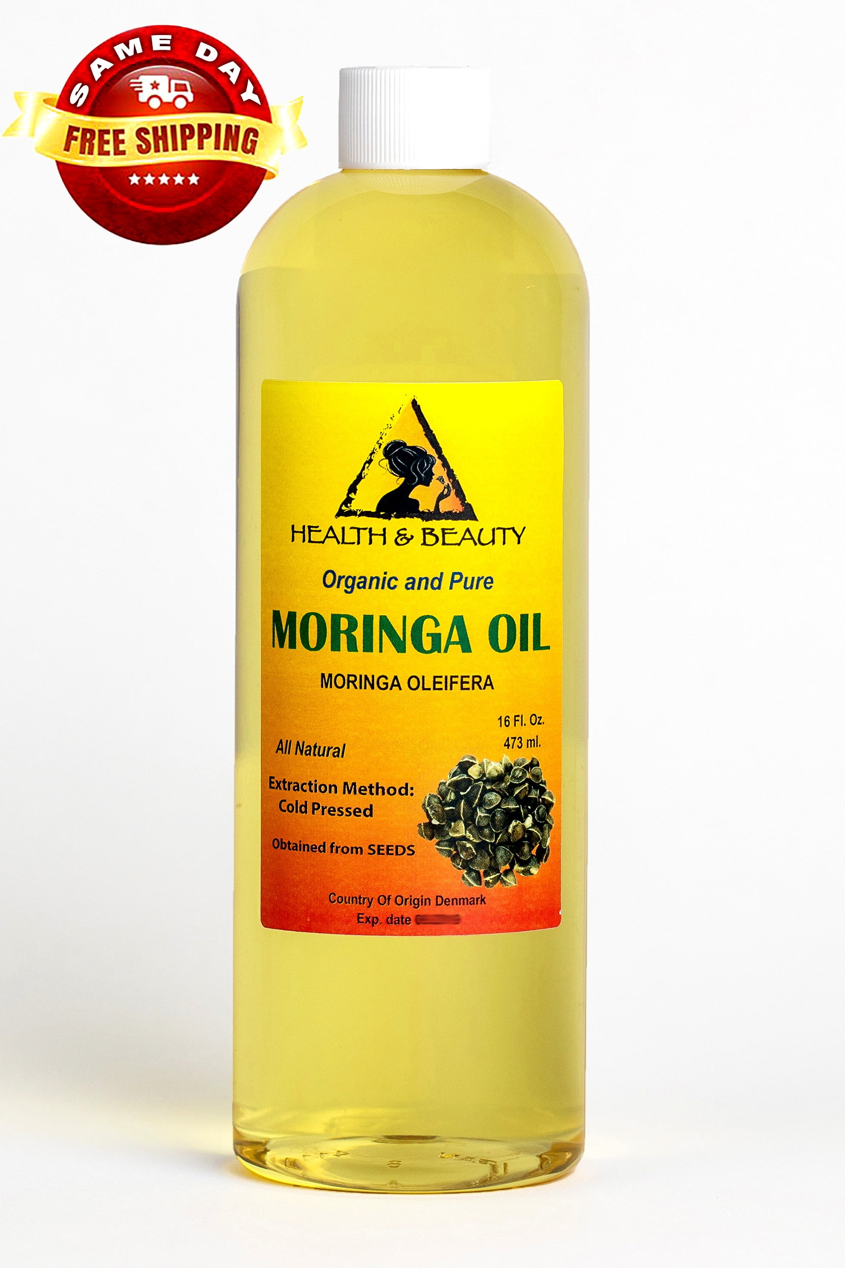 Moringa Oil Unrefined Organic Virgin Carrier Cold Pressed Natural Fresh ...