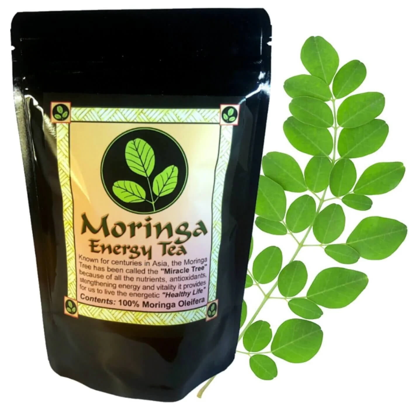Moringa Tea Bags 28 Pouch, Superfood Herbal Teas, Moringa Energy Life ...
