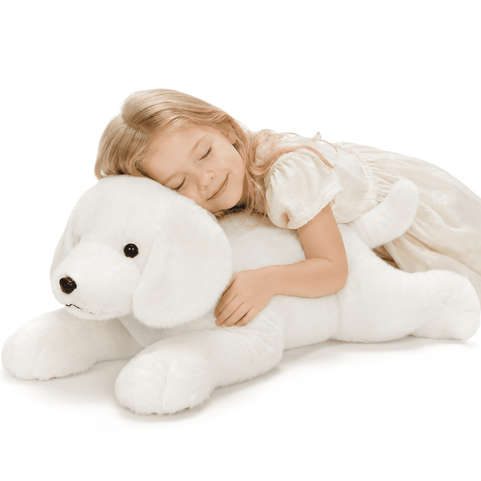 MorisMos 31.5'' Giant Lab Stuffed Animal Big Realistic Stuffed Labrador ...