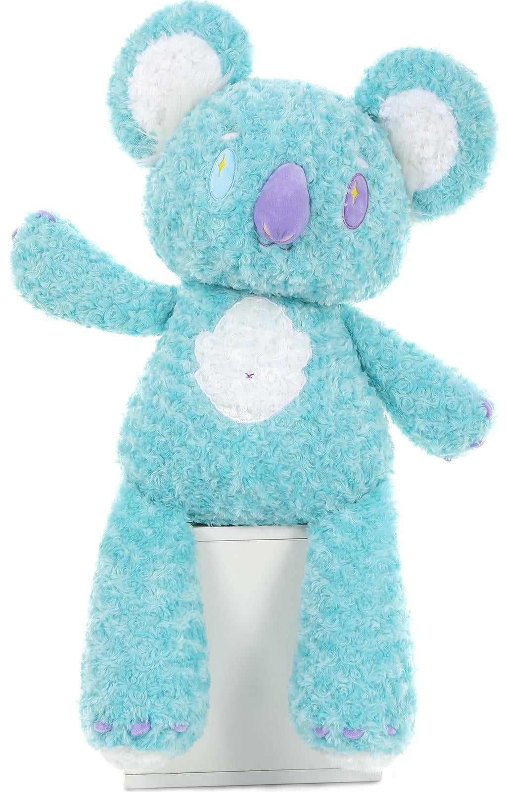 MorisMos 35.4" Giant Blue Koala Stuffed Animal,Hugging Soft Rose Curly ...