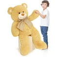 "MorisMos Fluffy Jumbo 40"" Giant Teddy Bear Plush, Big Brown Stuffed ...