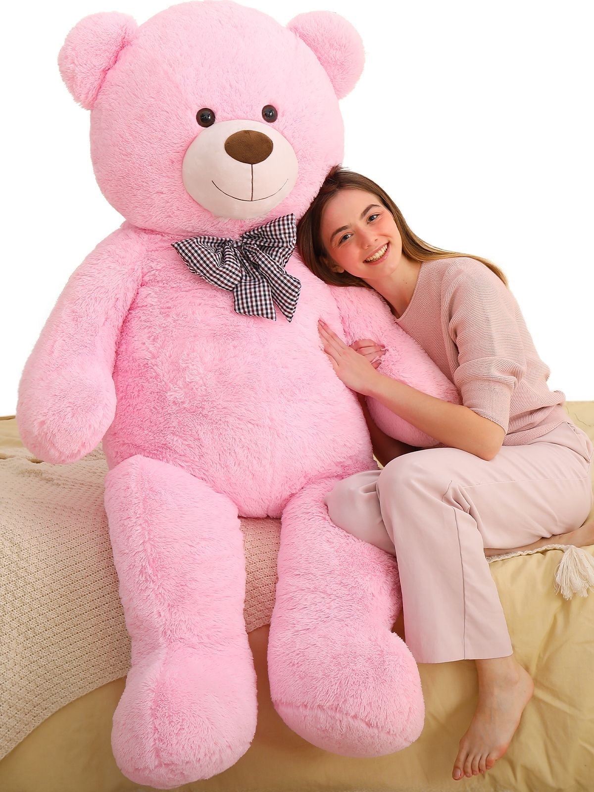MorisMos 5ft Teddy Bear Stuffed Animal Human Sized Teddy Bear Plush Toy ...