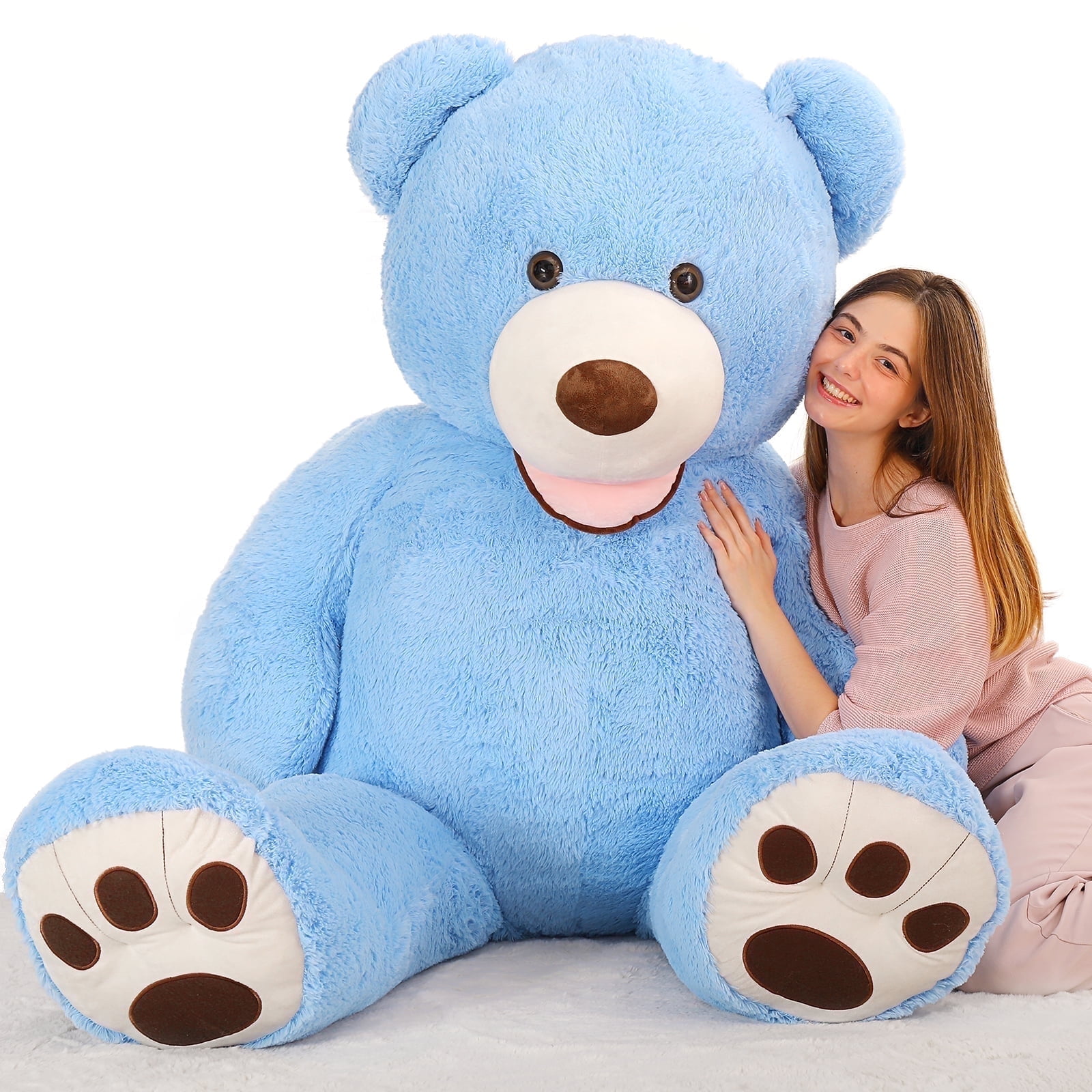 MorisMos 6ft Giant Teddy Bear, Premium Soft Stuffed Animal, Human-Size ...