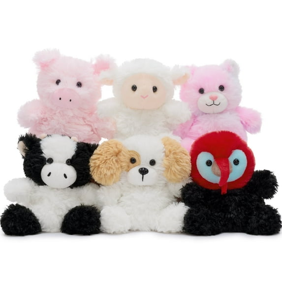 MorisMos 6 Pack Mini Farm Stuffed Animal in Bulk,5 inches Weight Farm ...