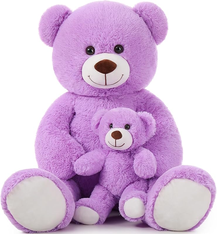 MorisMos Bow Tie Giant Teddy Bear, 55inch Large Big Teddy Bear Plush ...