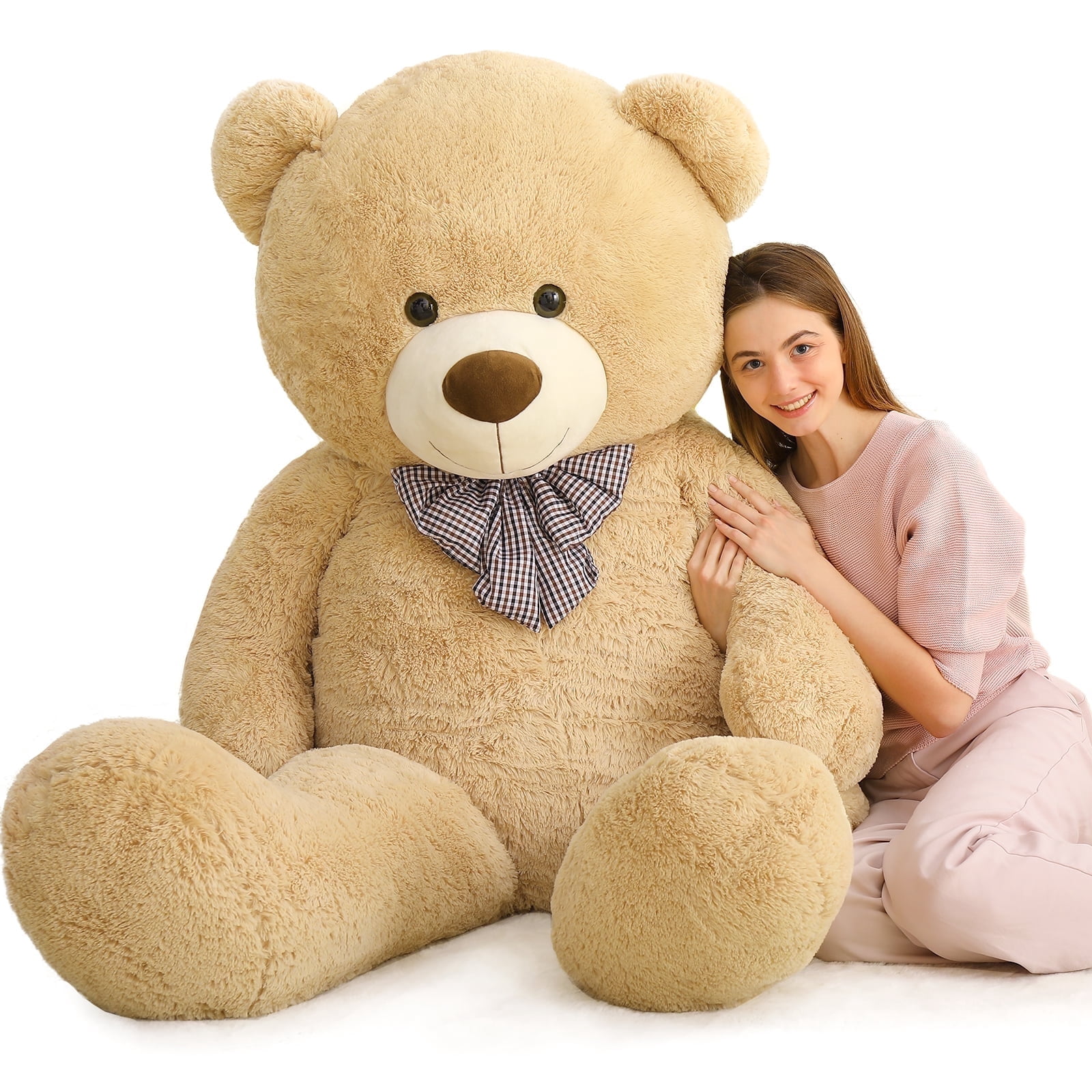 MorisMos 6ft Giant Teddy Bear Stuffed Animal, Soft and Cuddly, Perfect ...