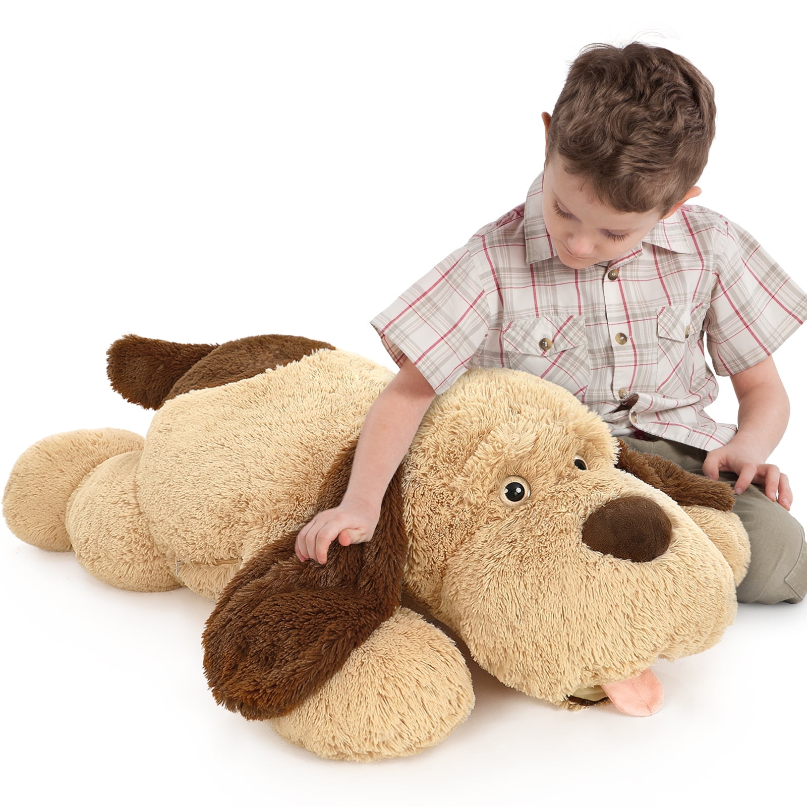 MorisMos Giant Stuffed Dog 40'' Puppy Stuffed Animal Big Plush Toy ...