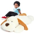 MorisMos Cute Jumbo Large Kids Doggy Fluffy Plushies - 32" Giant ...