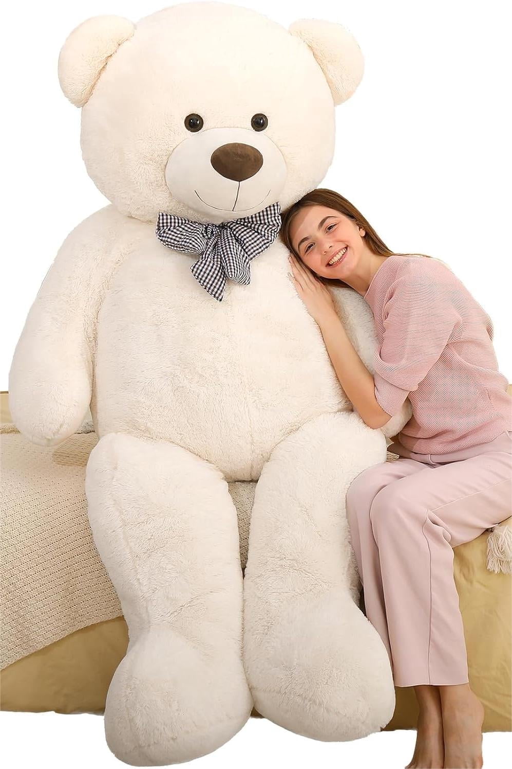 MorisMos Giant Teddy Bear 55" Stuffed Animal Soft Big Bear Plush Toy ...