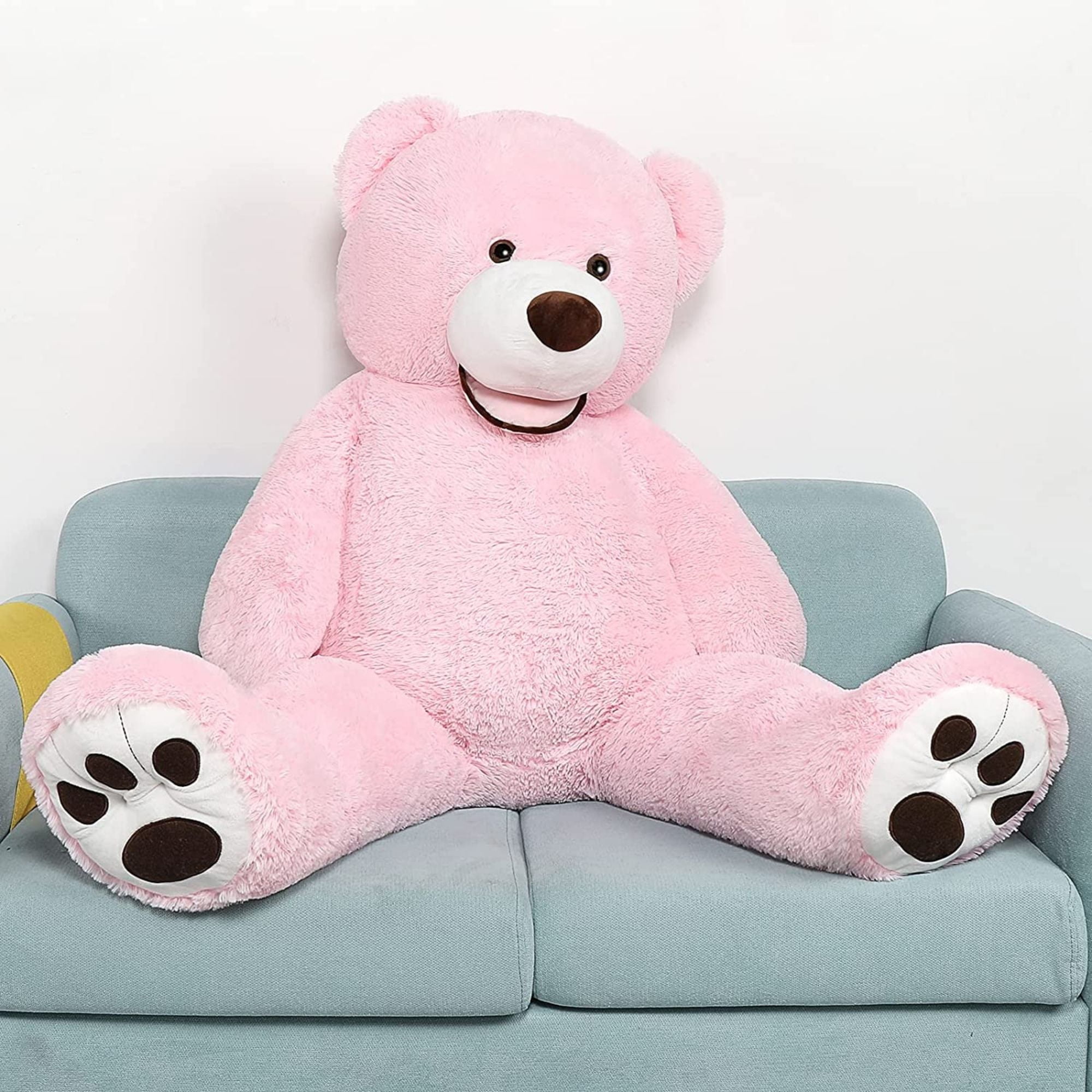 MorisMos Stuffed Animal Giant Teddy Bear with Footprints 39" Plush Toy - Walmart.com
