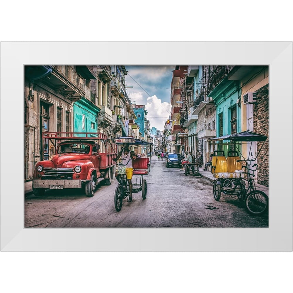 Morishige, Koji 32x23 White Modern Wood Framed Museum Art Print Titled ...