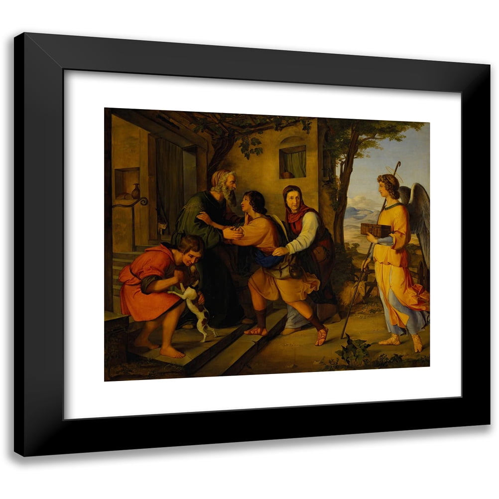 Moritz Daniel Oppenheim 17x15 Black Modern Framed Museum Art Print ...
