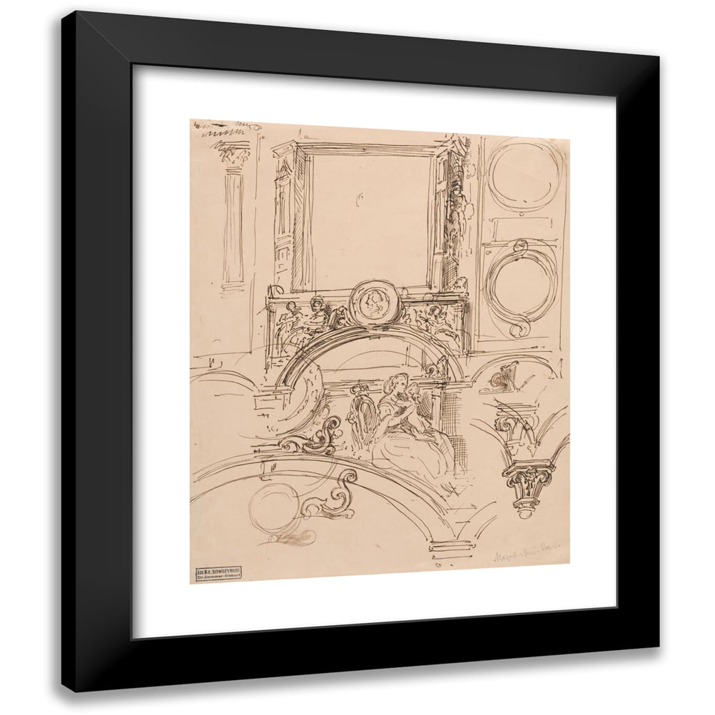 Moritz Von Schwind 15x18 Black Modern Framed Museum Art Print Titled ...