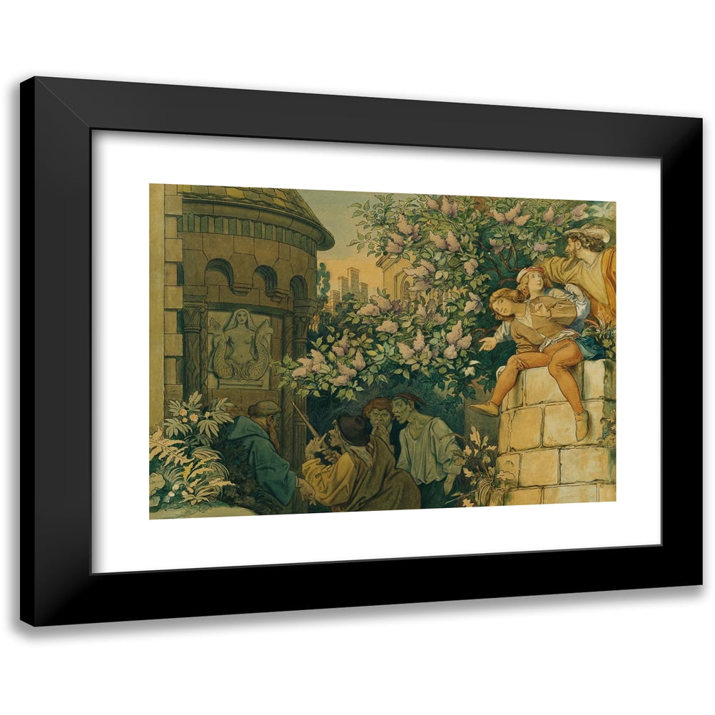Moritz Von Schwind 18x14 Black Modern Framed Museum Art Print Titled ...