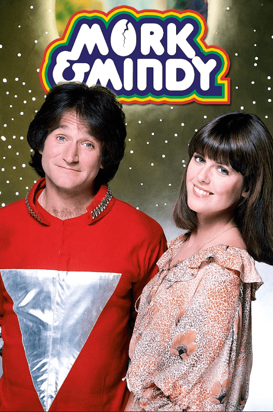 Mork & Mindy 1978 Poster 24x36 - Iconic Comedy, Robin Williams and Alien Shenani - Walmart.com