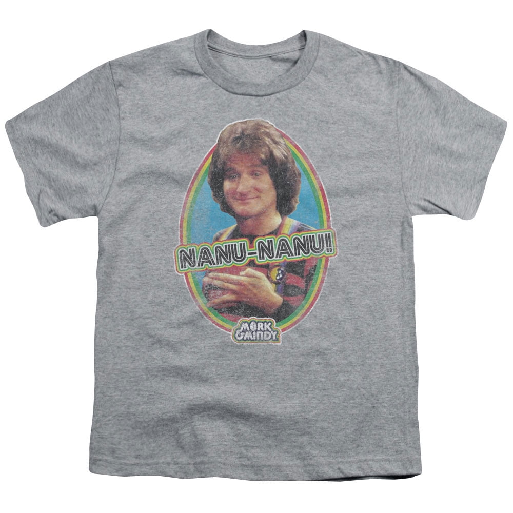 Mork & Mindy - Nanu Nanu - Youth Short Sleeve Shirt - Medium - Walmart.com