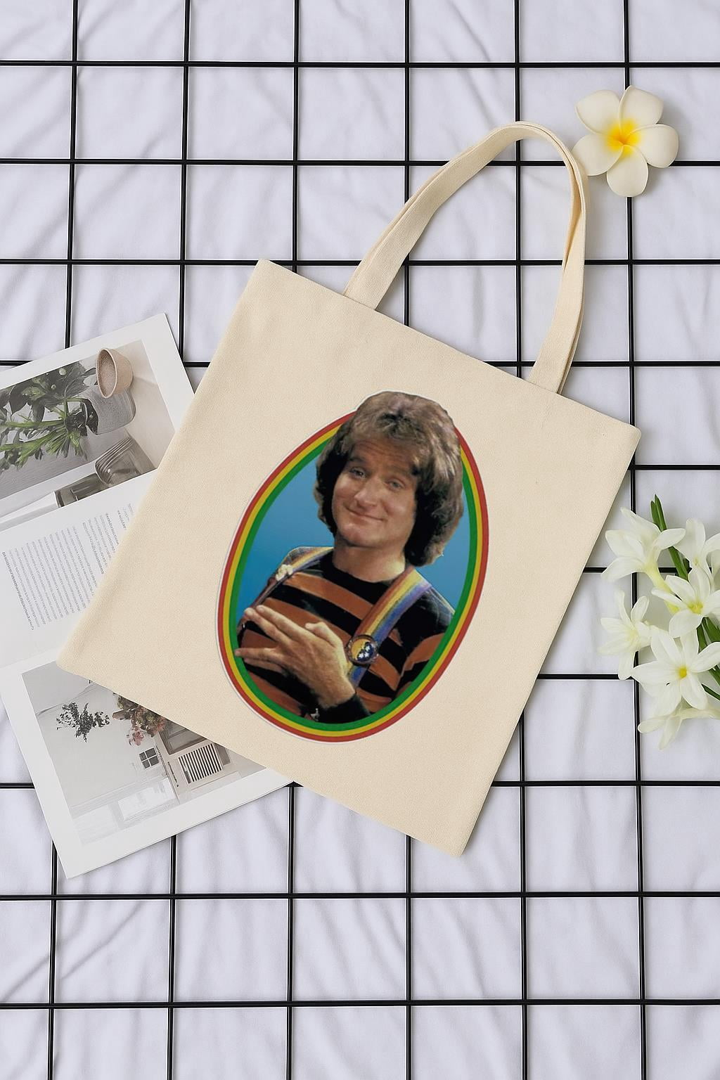 Mork and Mindy Mork T Bag Mens Licensed Classic TV Show Black-TH7771 ...
