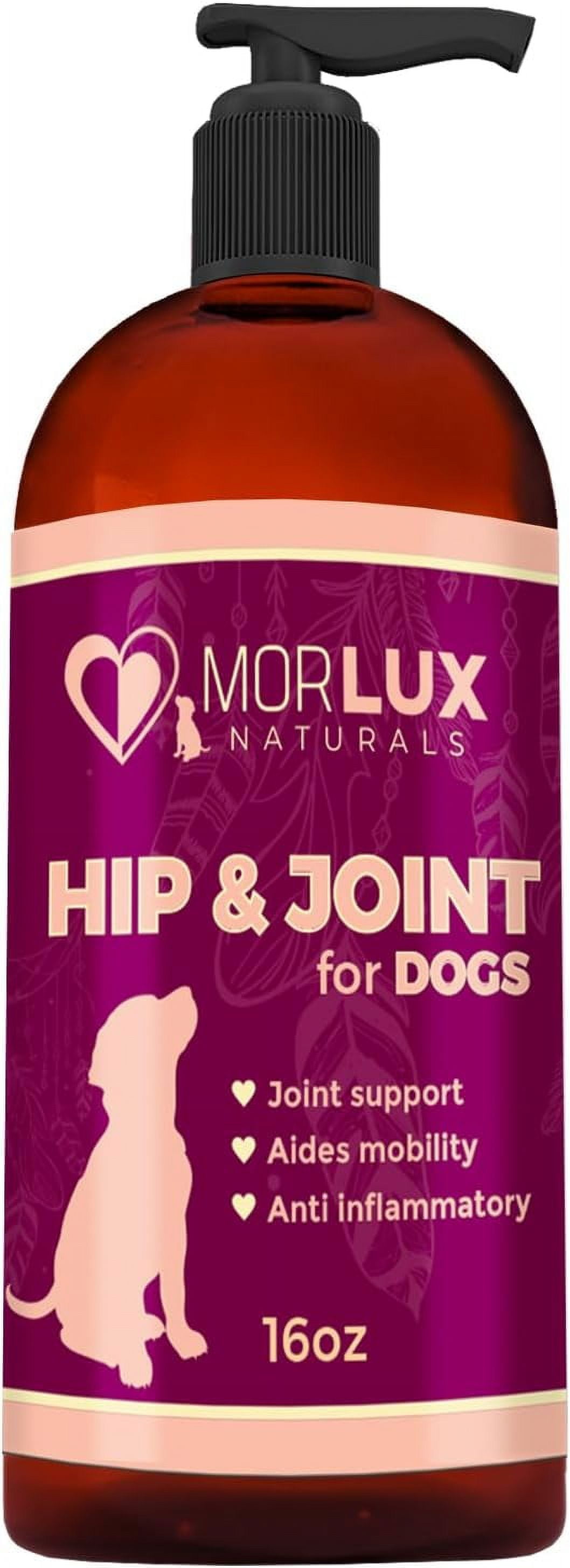 Morlux Naturals Liquid Glucosamine for Dogs, Hip & Joint Supplement w ...
