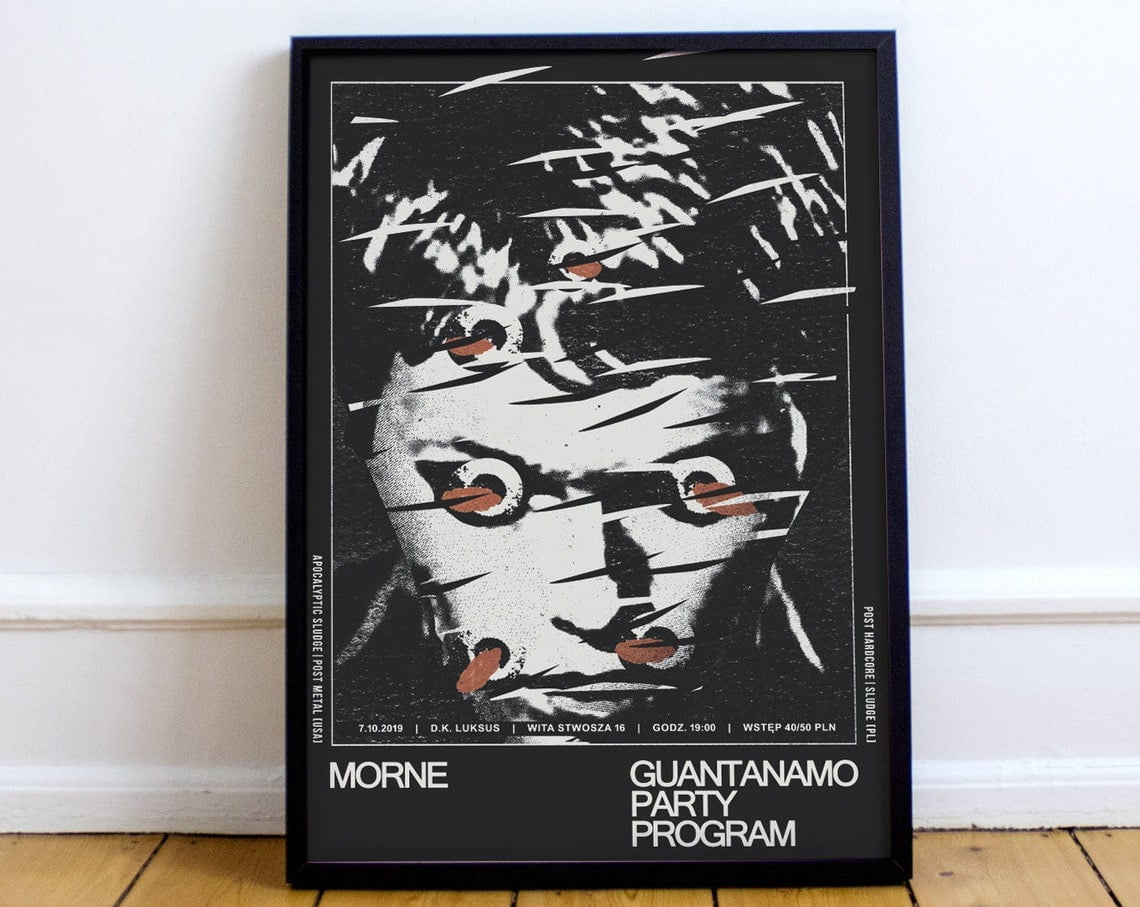 Morne, Guantanamo Party Program, Original Gig Poster From Concert ...