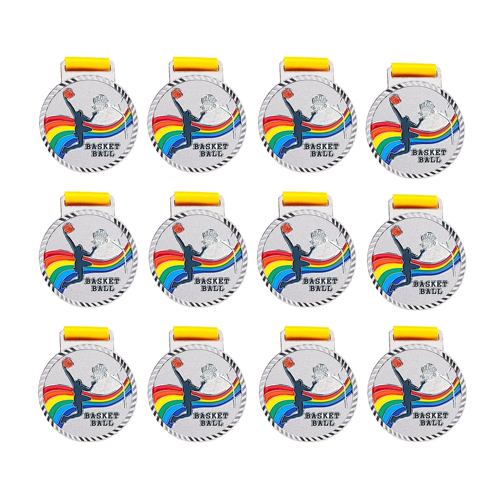 Mornei 12Pcs Basketball Medals for Awards Winner Medals Zinc Alloy ...