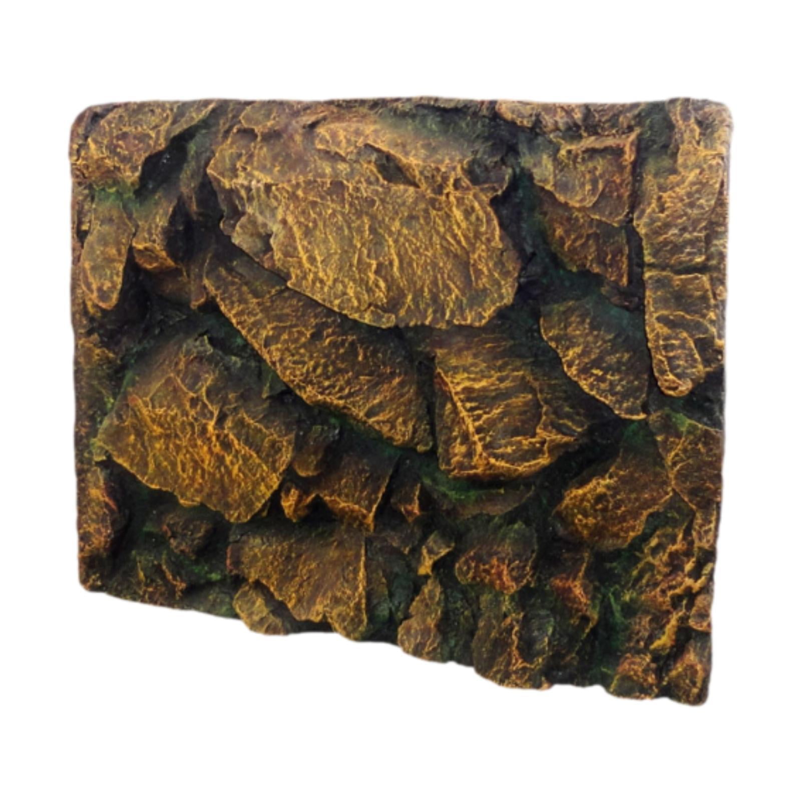 Mornei 3D Reptile Tank Background Decoration 23.6x17.7x2.5inch Tank ...
