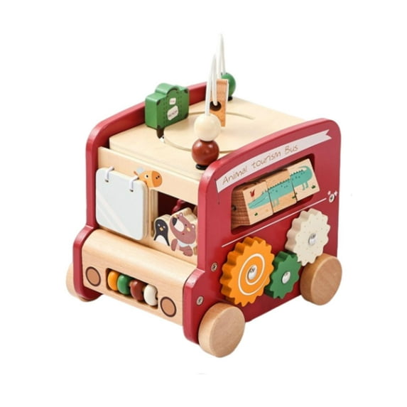 Mornei 5-in-1 Bus Toy Percussion Instrument Toy with Hammer Montessori ...