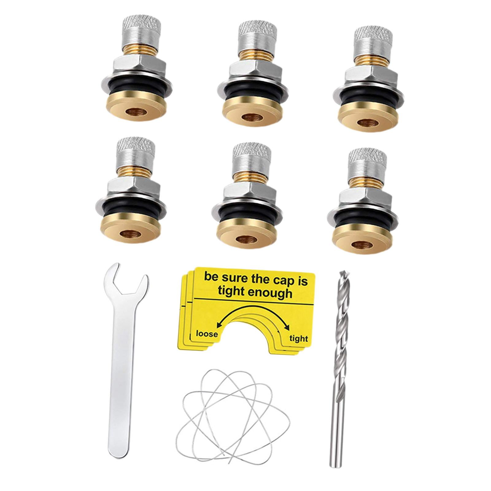 Mornei 6 Pieces Fuel Gas Can Vent Caps Quickly Allow Faster Flow Pour ...