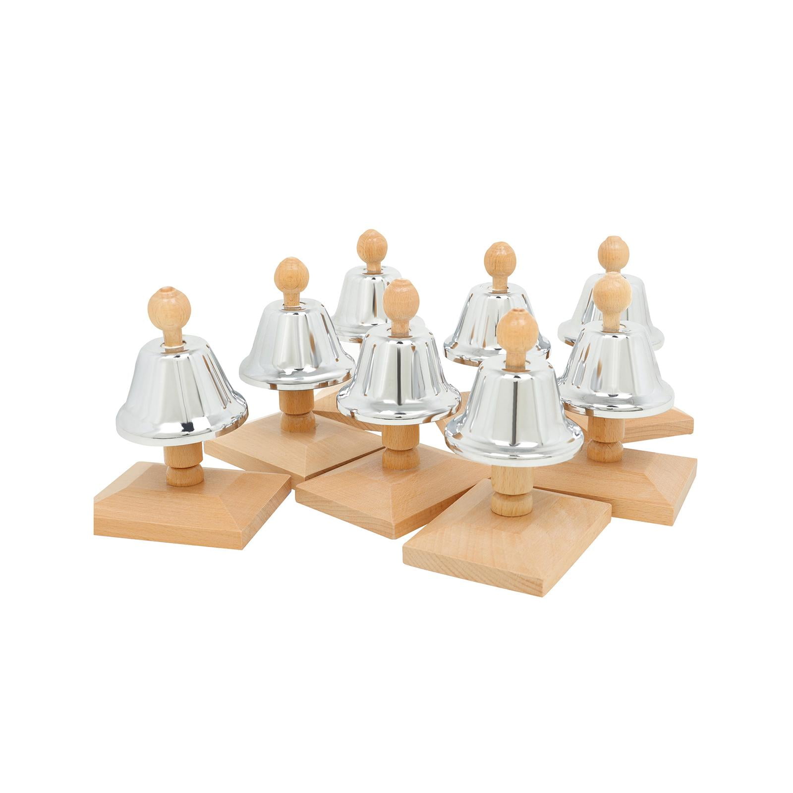 Mornei 8x Desk Bells for Kids Diatonic Hand Bells Preschool Musical ...