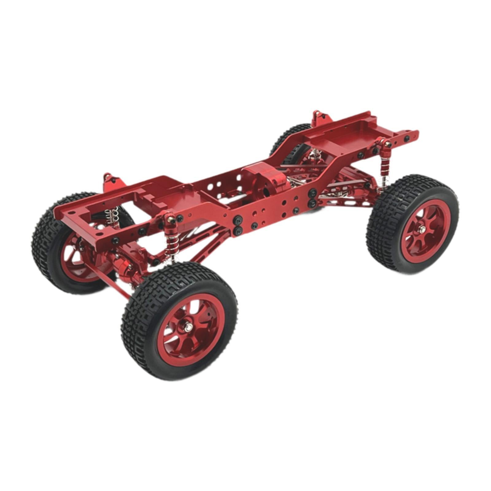 Mornei Aluminum Frame Chassis Kit, 1/12 4WD Frame Kit with Wheels for ...