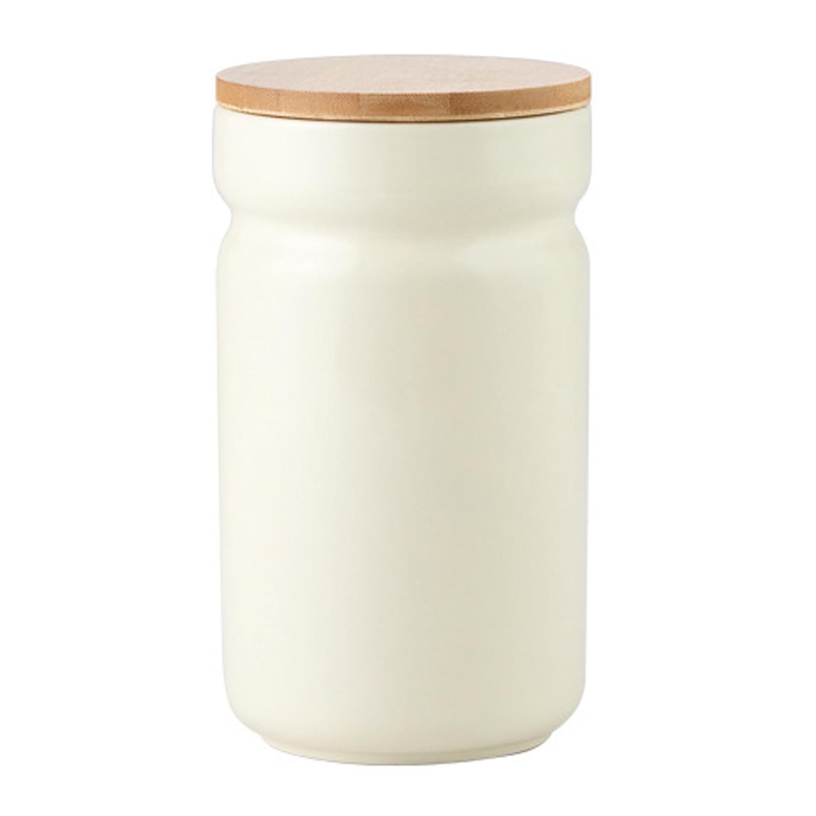 Mornei Coffee Canister Porcelain Kitchen Canister Multipurpose Airtight ...