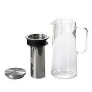 VA1KENE 64oz Cold Brew Coffee Maker, Mason Jar Pitcher, Glass with ...