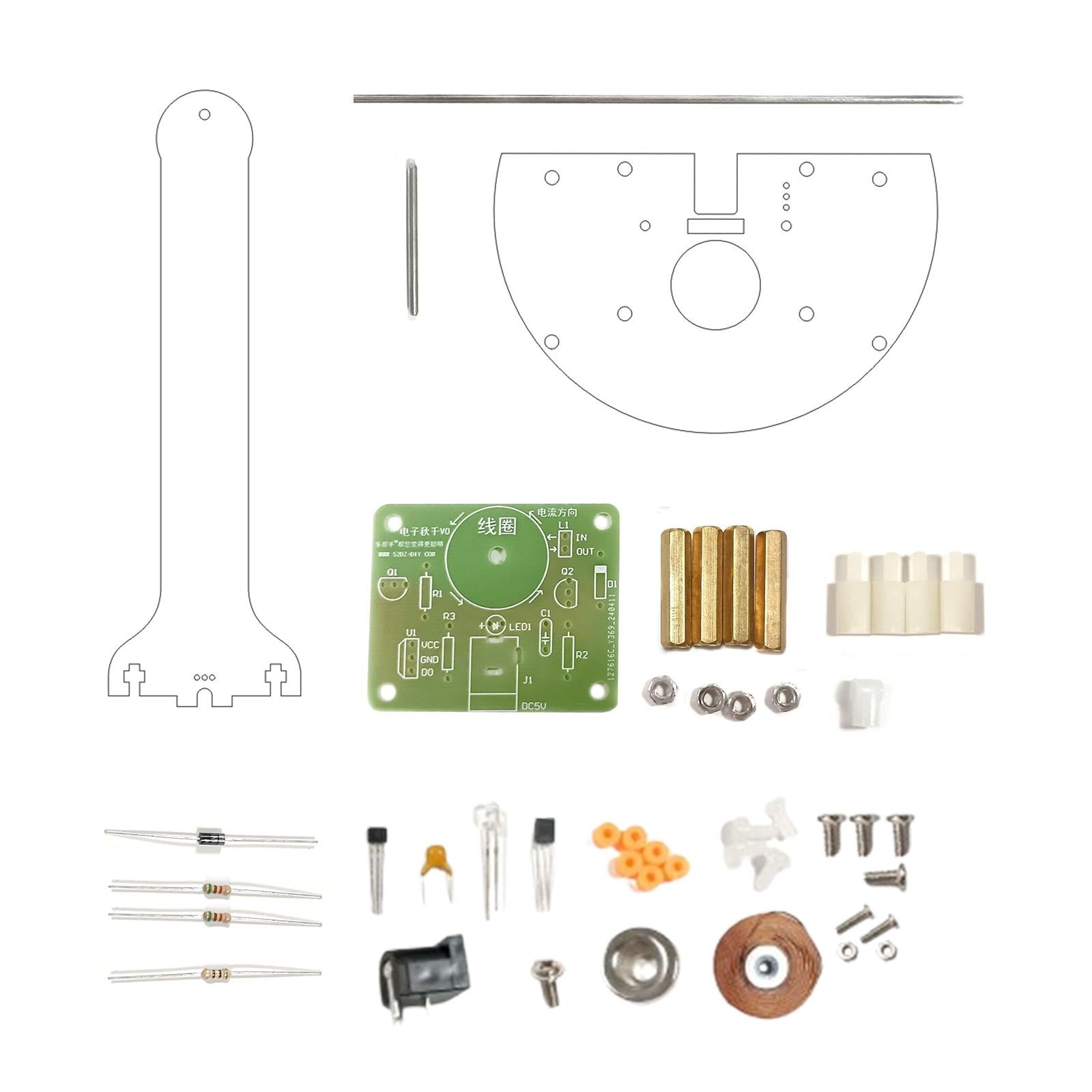 Mornei DIY Pendulum Induction Kit Stem Science Kits Handcraft Preschool ...