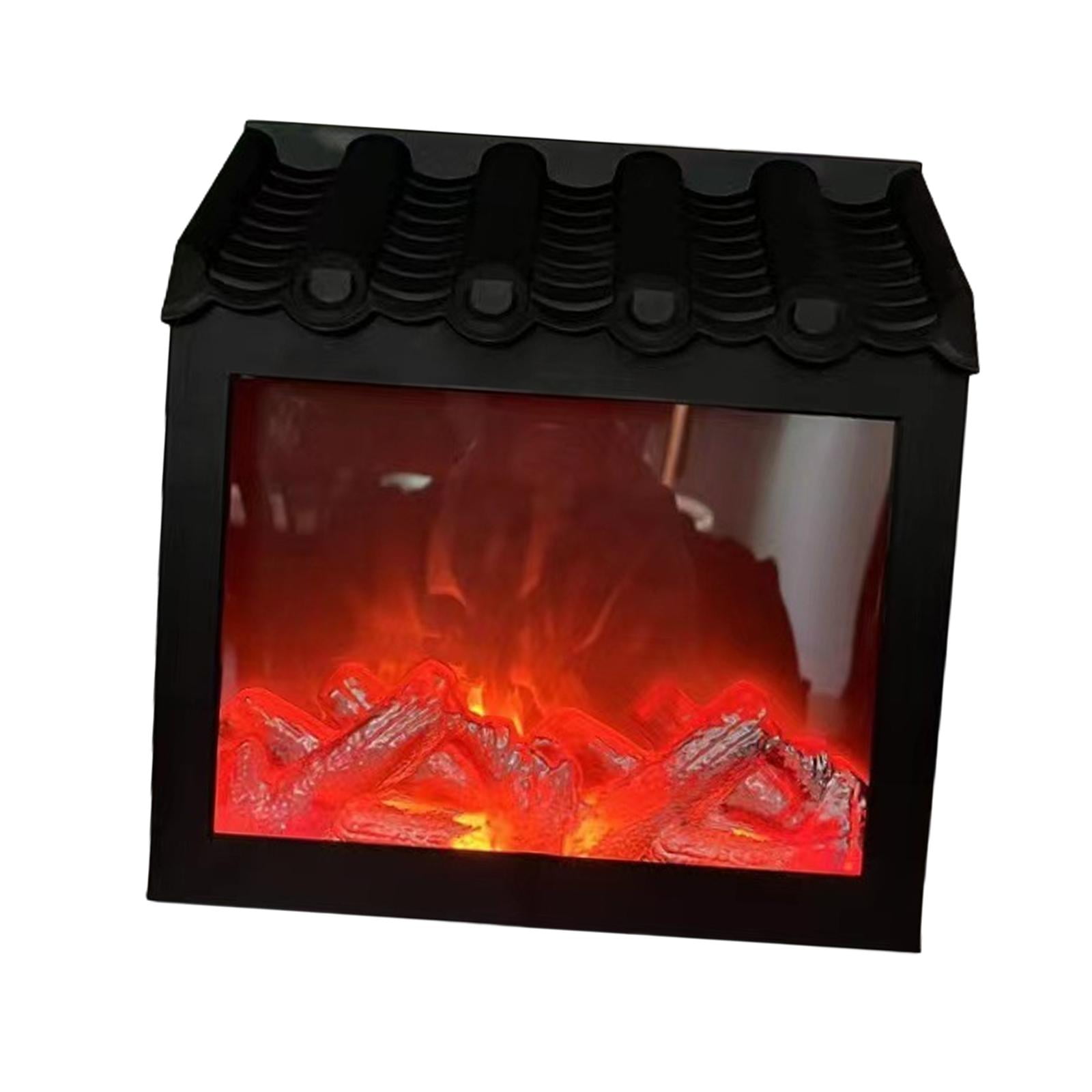 Mornei Fireplace Lights Small Fake Fireplace No Heater Function ...