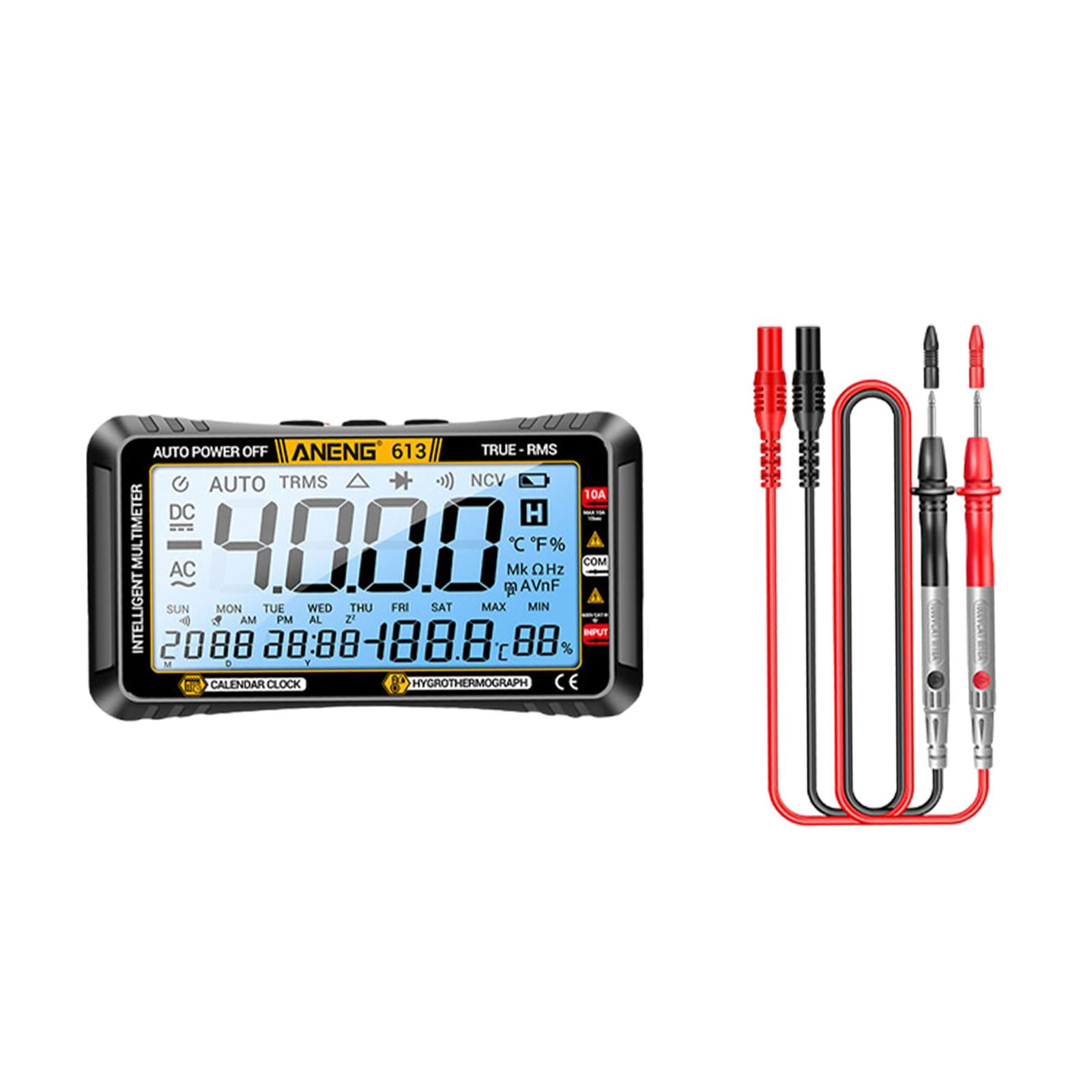 Mornei Multimeter Alarm Clock Multipurpose Gauge Digital Display Easy ...