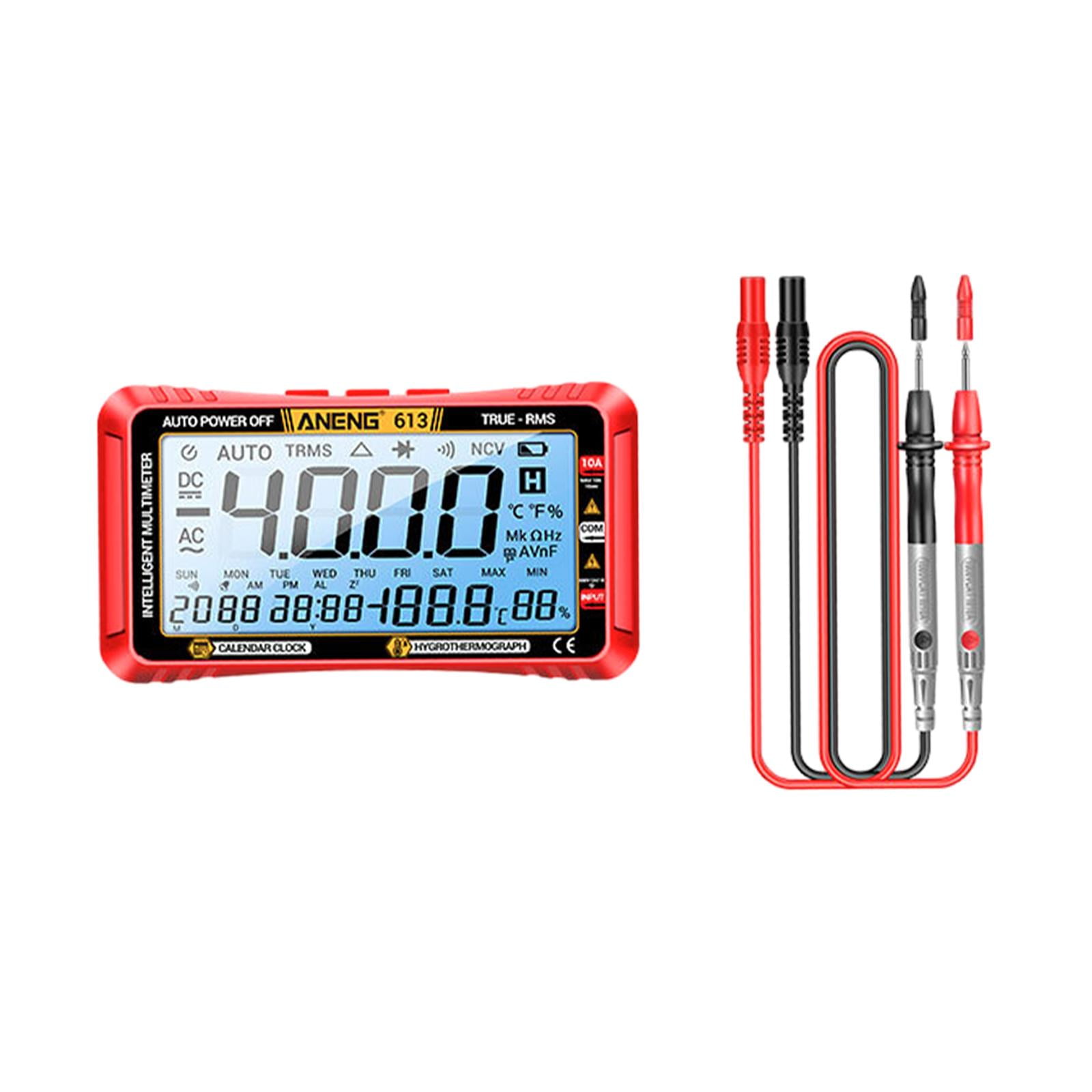 Mornei Multimeter Alarm Clock Multipurpose Gauge Digital Display Easy ...