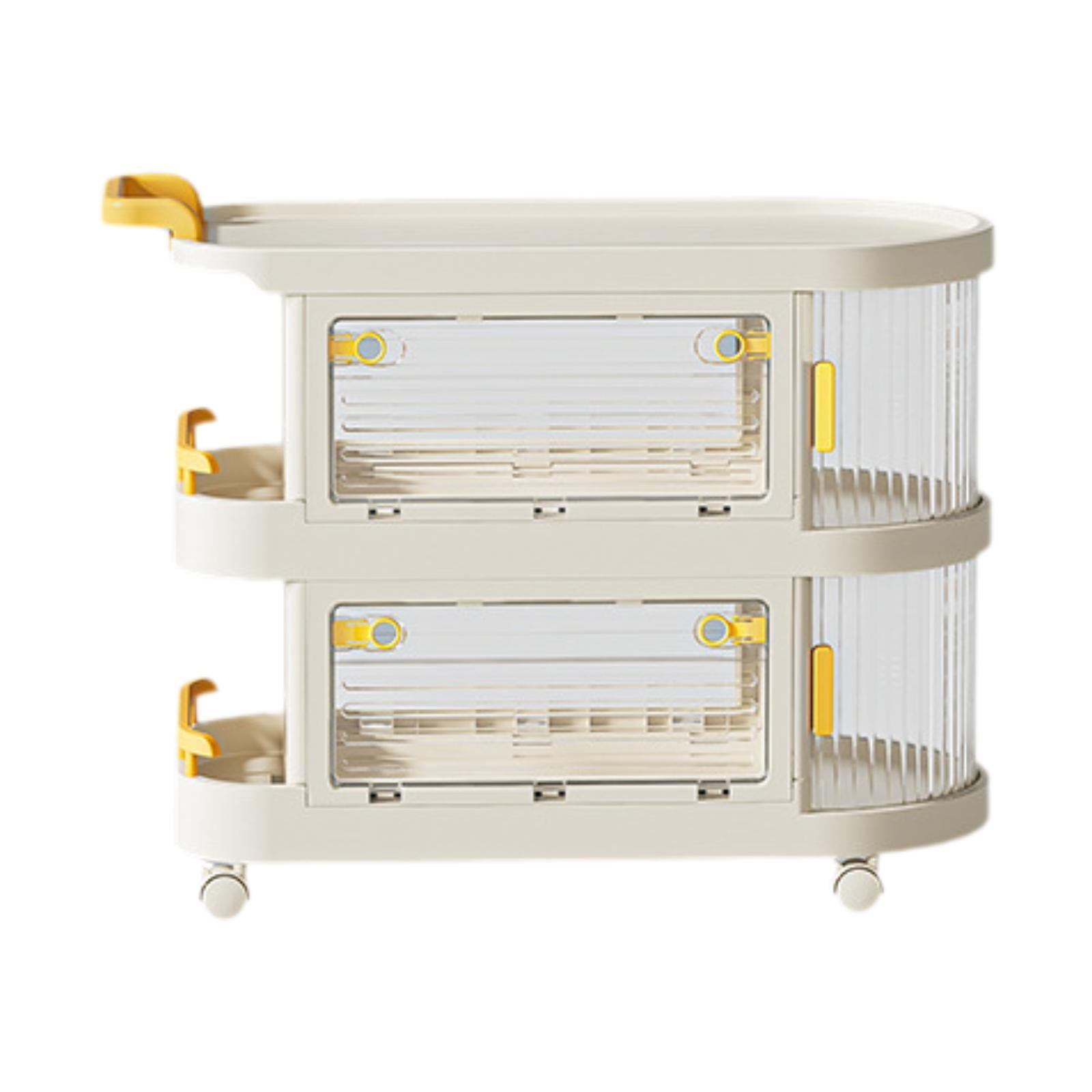 Mornei Rolling Storage Carts Movable Storage Container Organization ...