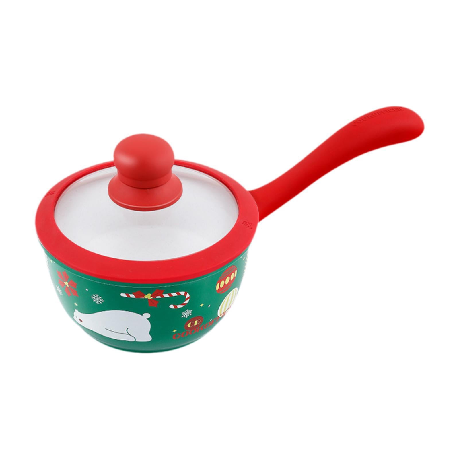 Mornei Small Saucepan Butter Warmer Induction Pot Porridge Pot Long ...