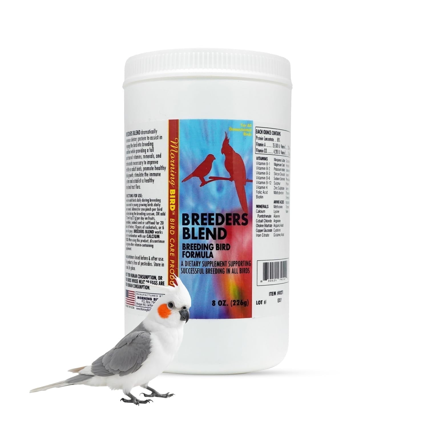 Morning Bird Breeders Blend 8 oz – Protein Supplement for Birds ...