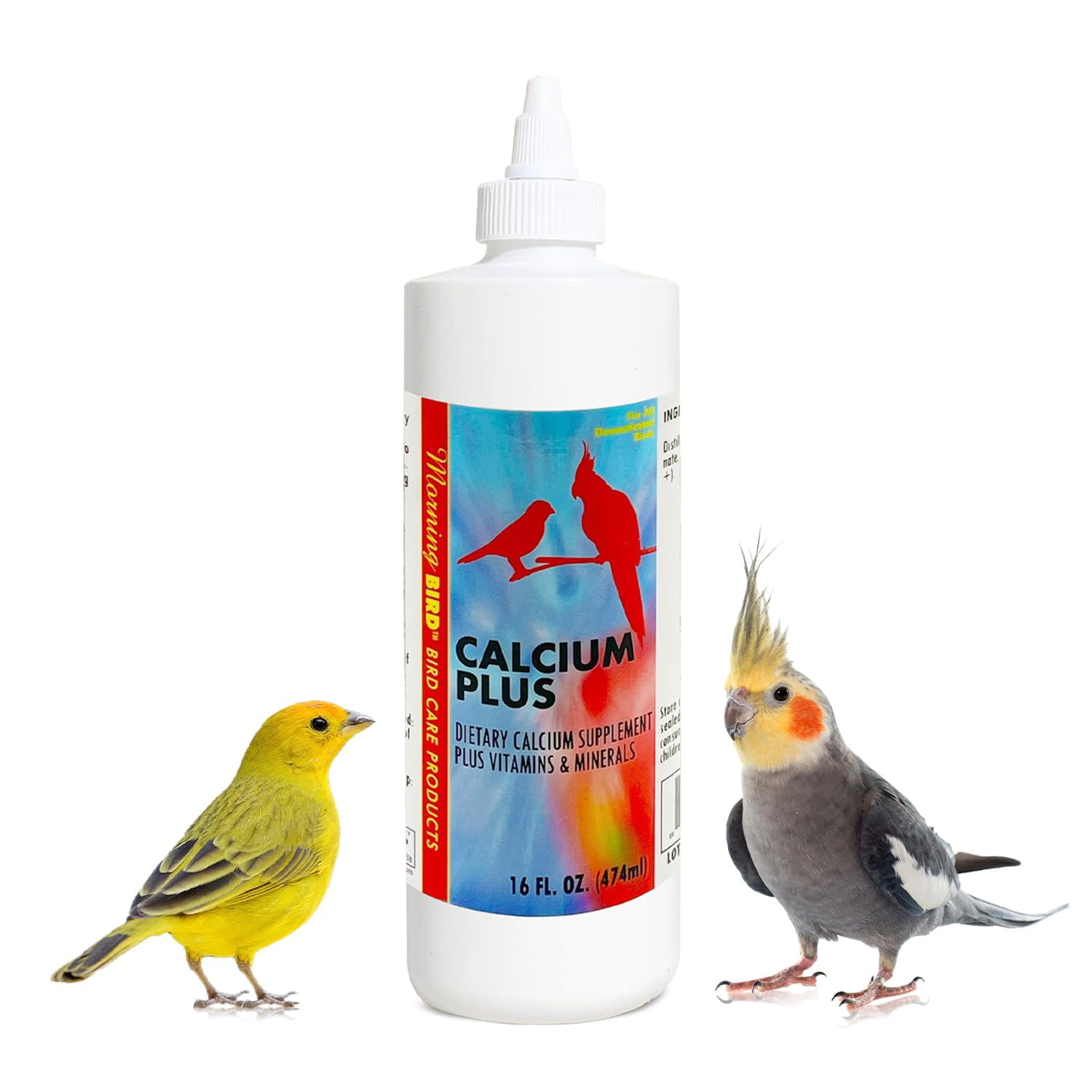 Morning Bird Calcium Plus Liquid Supplement for Birds - Liquid Calcium ...