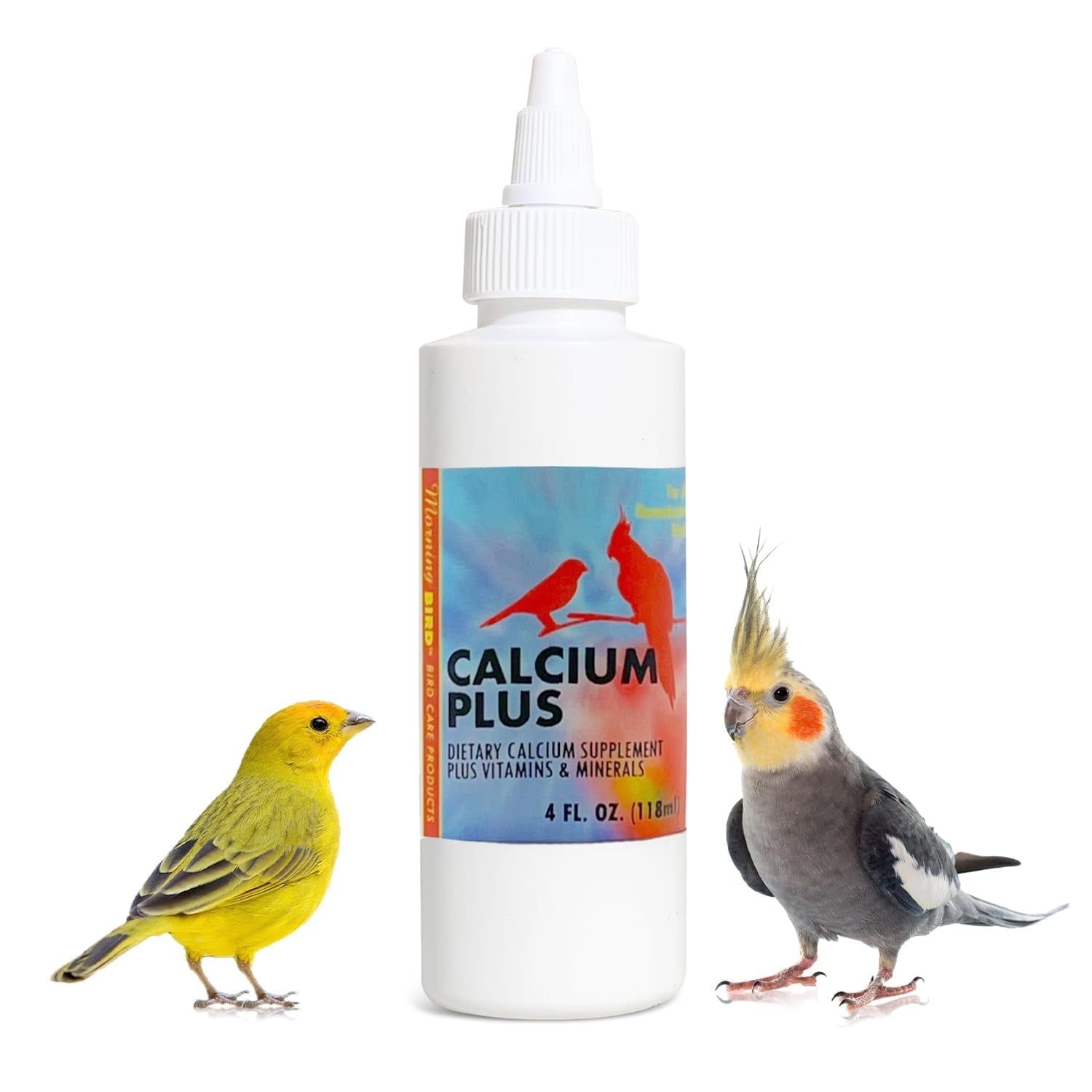 Morning Bird Calcium Plus Liquid Supplement for Birds 4 Fl Oz - Liquid ...