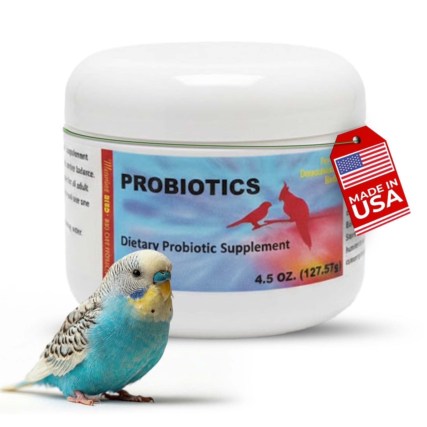 Morning Bird Probiotics for Birds 4.5 Oz – Digestive Health Supplement ...