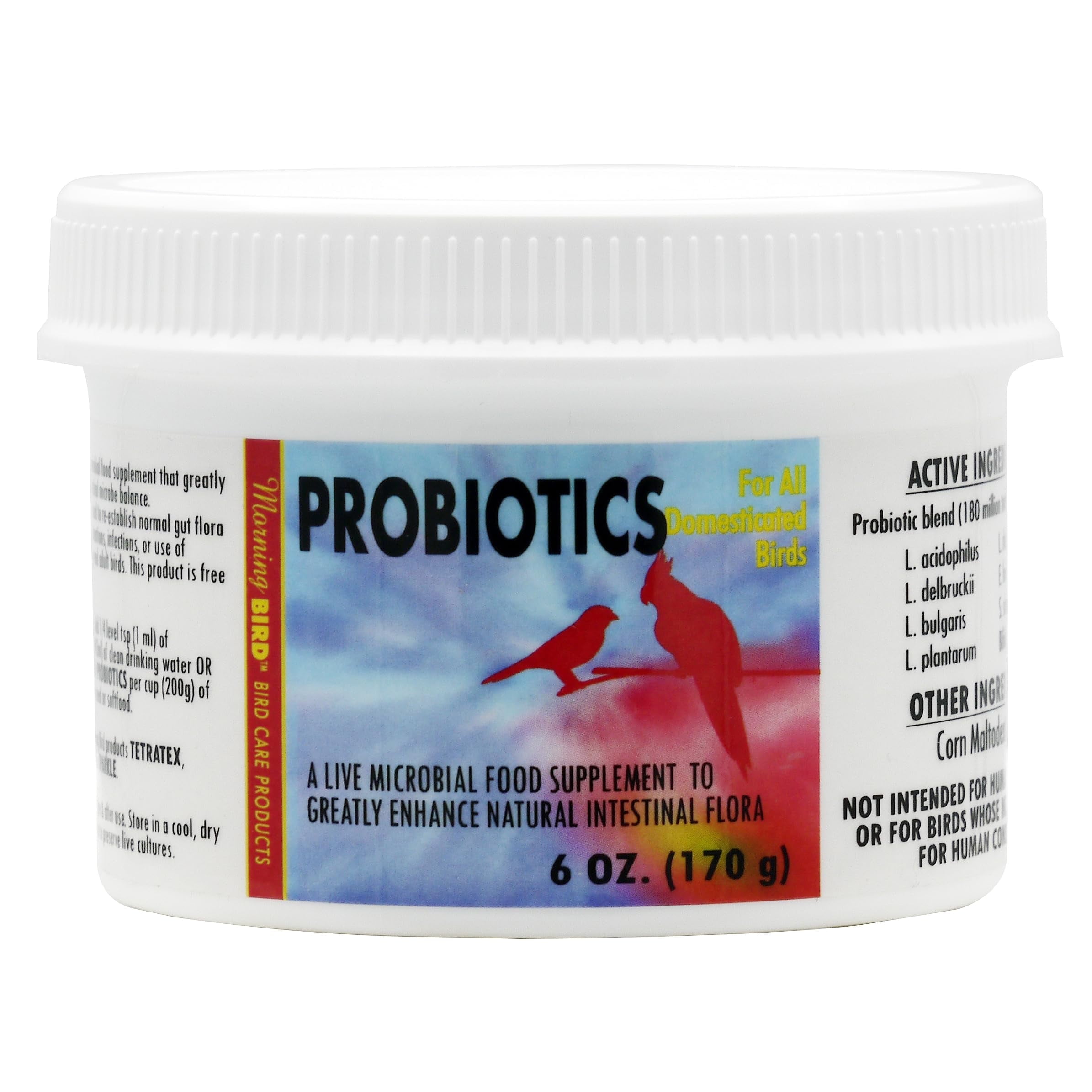 Morning Bird Probiotics, Live Microbial Food Supplement for Young and ...