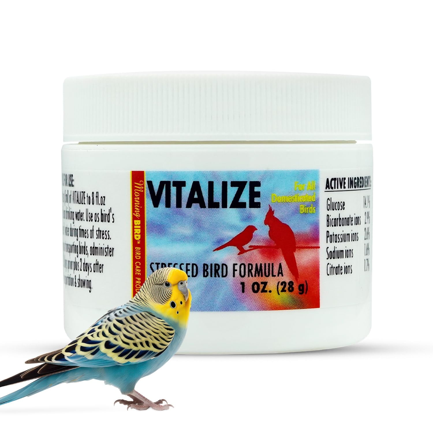 Morning Bird Vitalize for Birds 1 Oz – Stress Relief & Dehydration ...
