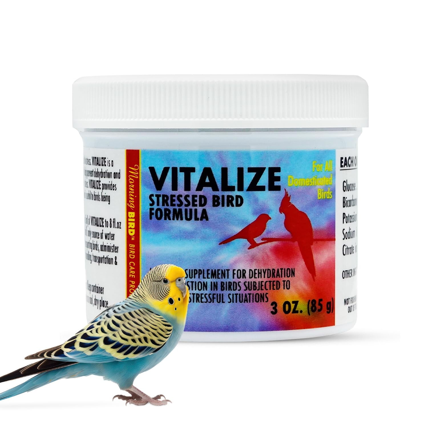 Morning Bird Vitalize for Birds 3 Oz – Stress Relief & Dehydration ...