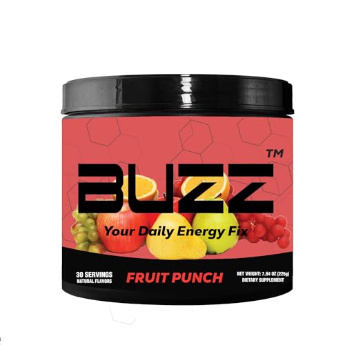 Morning Buzz Energy Powder Drink - Energy Boost Drink Mix - Sugar-Free ...