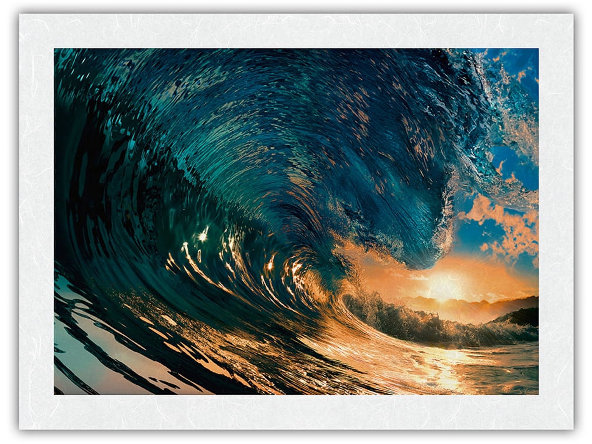 Morning Color - Hawaiian Wave - From an Original Color Photograph by ...