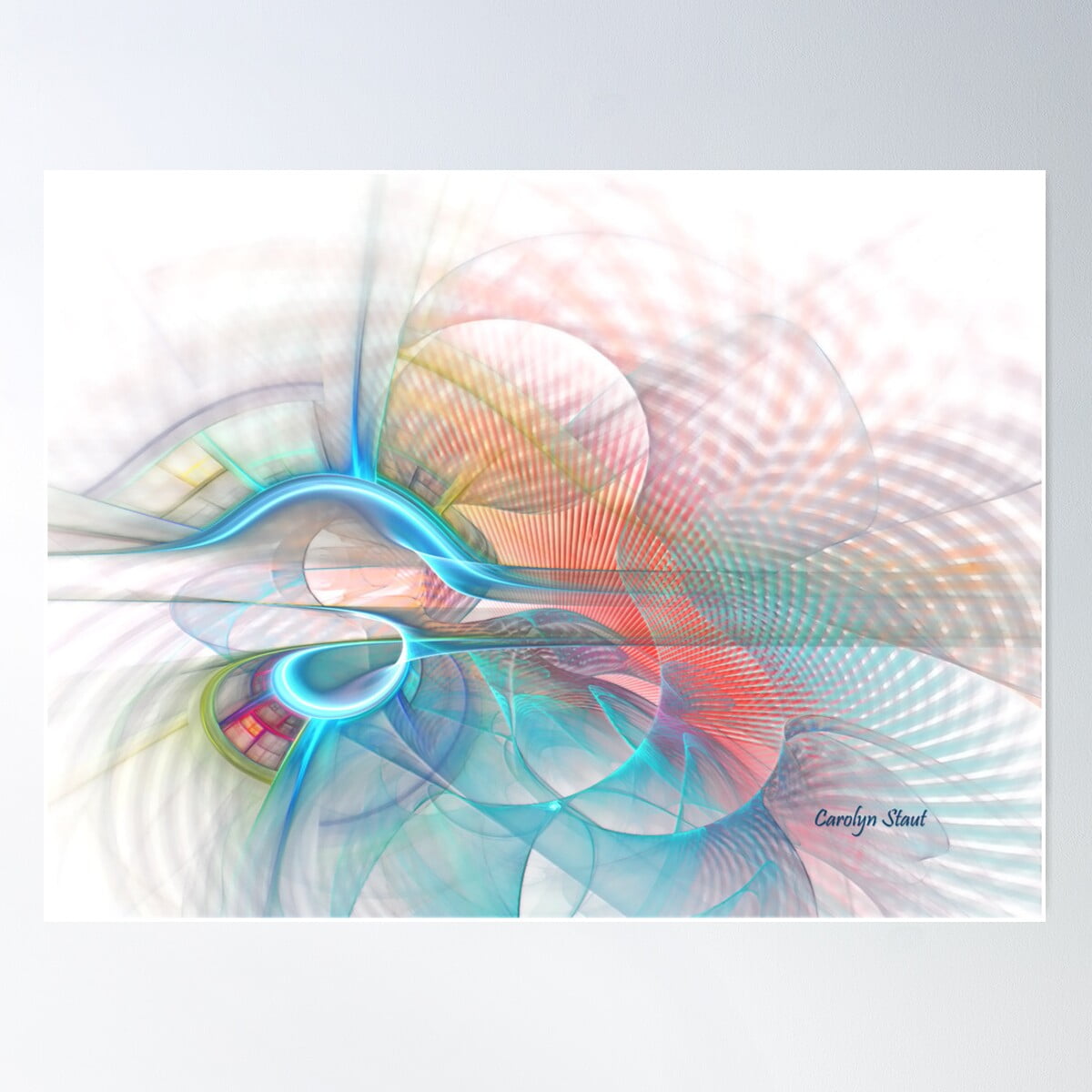 Morning Commute On Ngon Freeway Poster Wall Art, Modern Wall Decor For ...