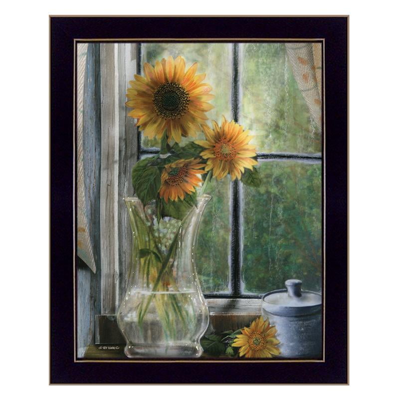 Morning Flower by ED Wargo Printed Framed Wall Art Wood Multi-Color ...