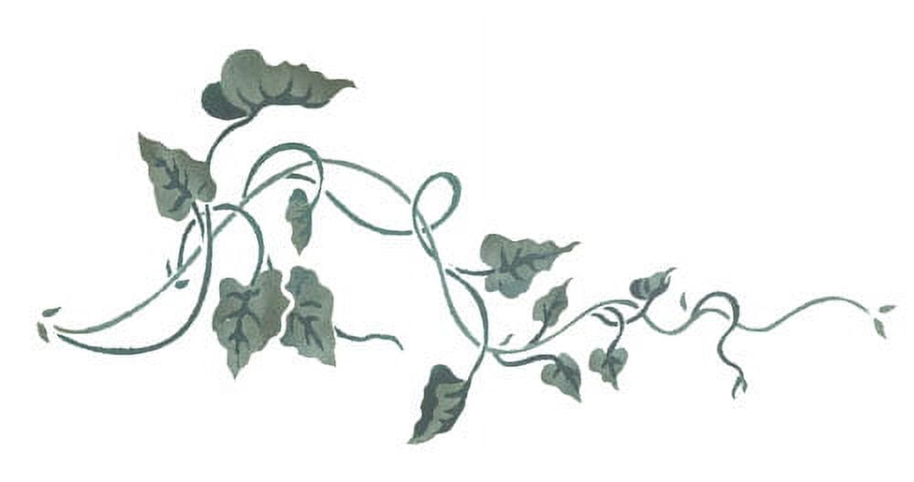Morning Glories "C" Wall Stencil - DEE289 by DeeSigns - Walmart.com